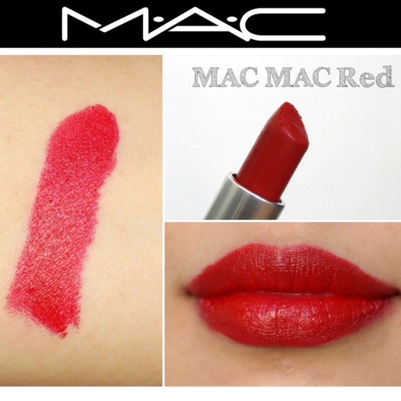 MAC Cosmetics | Makeup | Mac Satin Lipstick Mac Red 81 | Poshmark